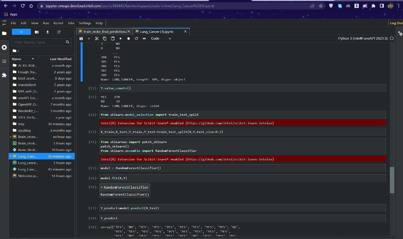 GitHub - Jeyasundar/DC_Cetacenas: A disease prediction system for Intel One API Hackathon