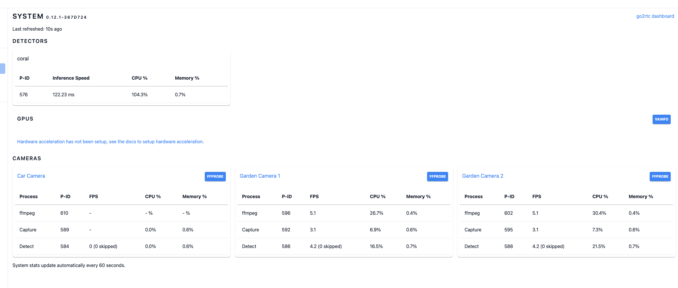 [Detector Support]: High CPU Usage · Issue #7416 · blakeblackshear/frigate · GitHub