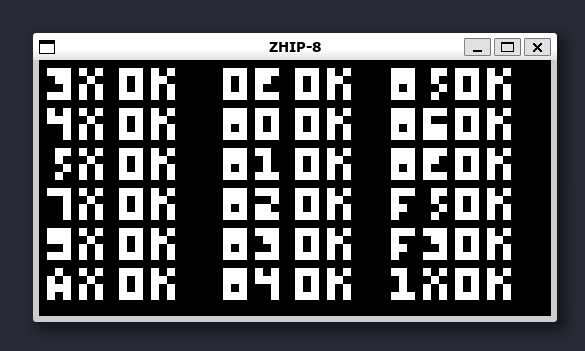 GitHub - mj-hd/zhip8: chip-8 emulator in Zig
