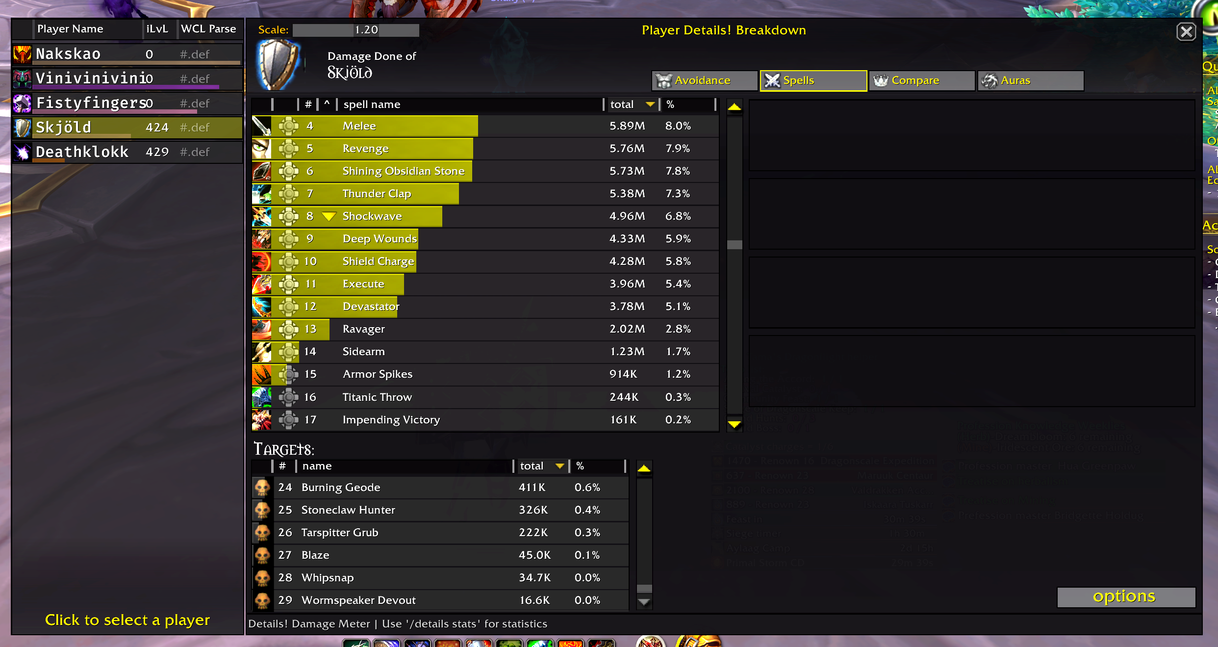 Cannot report Details Player Breakdown · Issue #537 · Tercioo/Details-Damage-Meter · GitHub