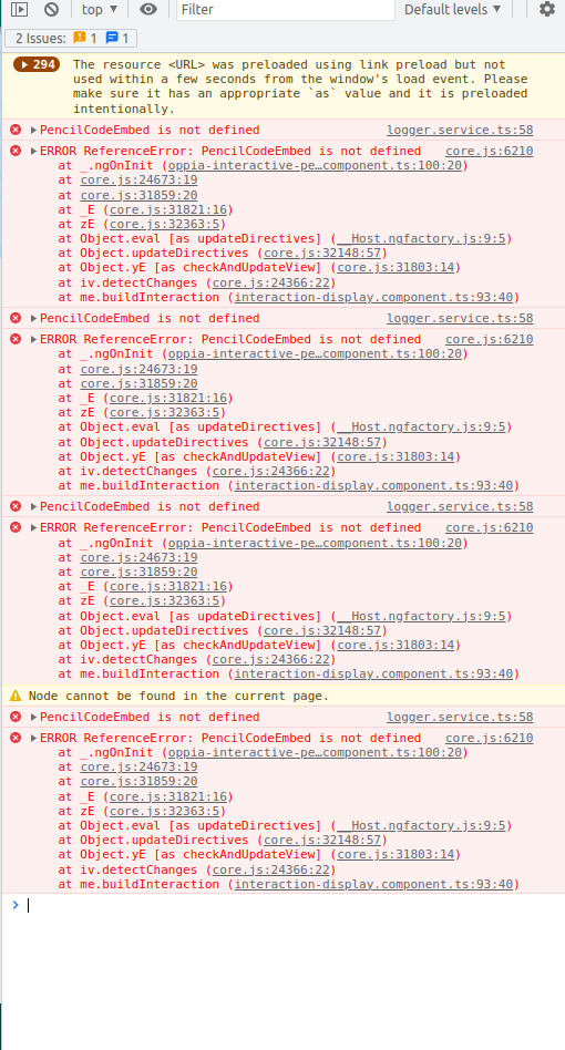[BUG]: Unable to load Pencil code interaction. · Issue #16594 · oppia/oppia · GitHub
