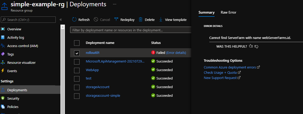 Show Deployment output in VS Code · Issue #4569 · Azure/bicep · GitHub