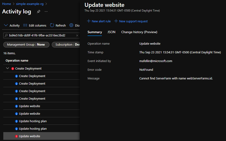Show Deployment output in VS Code · Issue #4569 · Azure/bicep · GitHub
