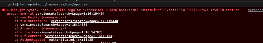 Invalid Regular Expression · Issue 573 · Tighten Ziggy · Github