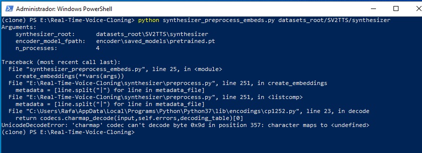 Error training in Spanish · Issue #768 · CorentinJ/Real-Time-Voice ...