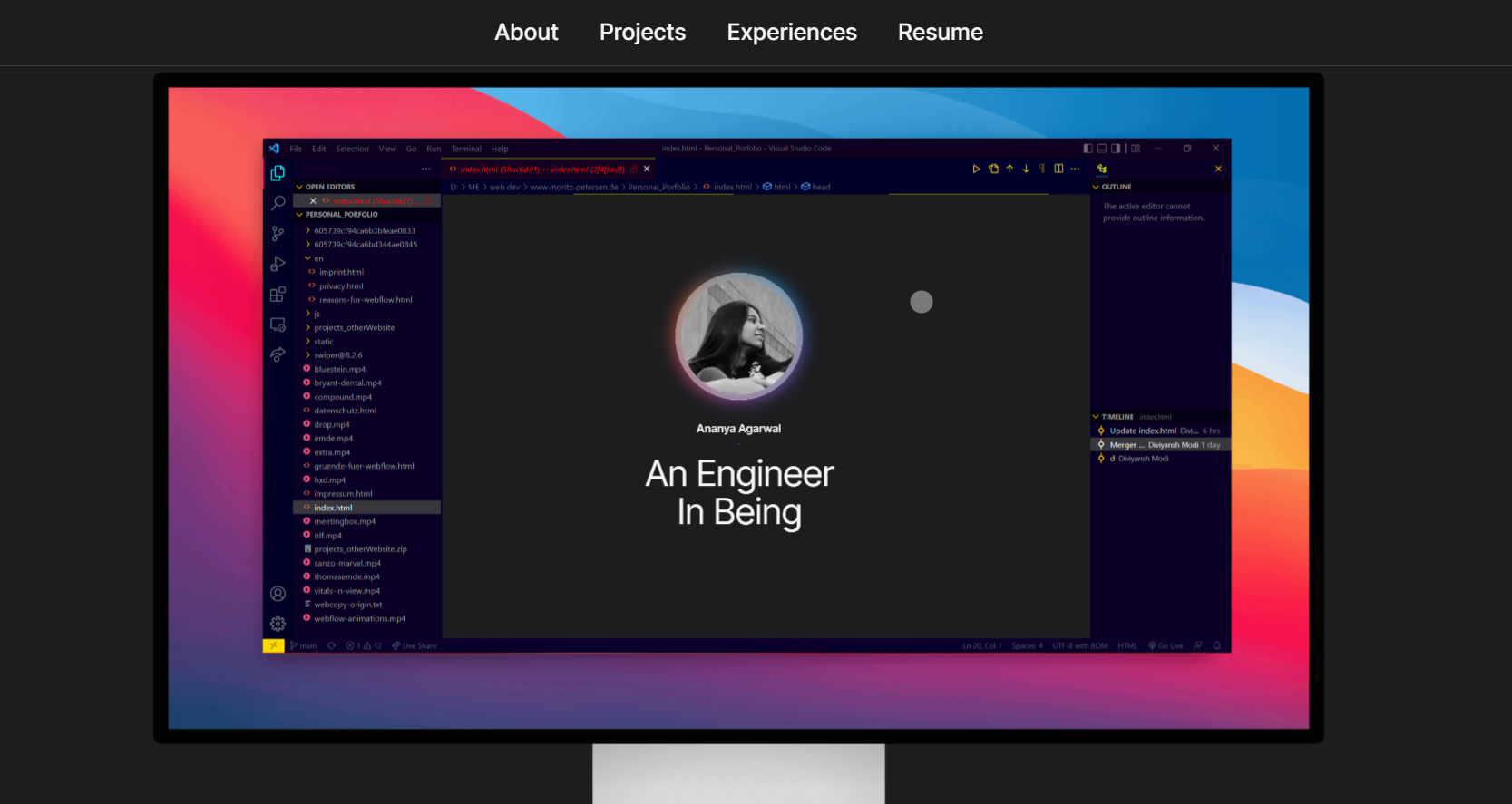 GitHub - ananya-agarwal/Personal_Porfolio