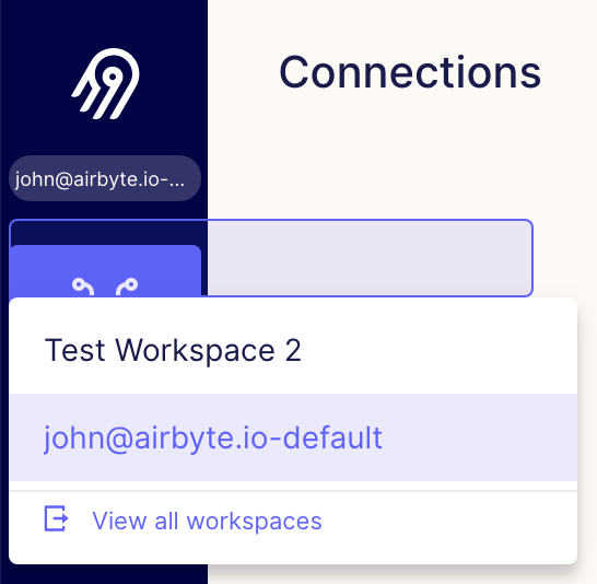 Layout Issue When Displaying Workspace Dropdown In Left Column · Issue 6597 · Airbytehqairbyte 