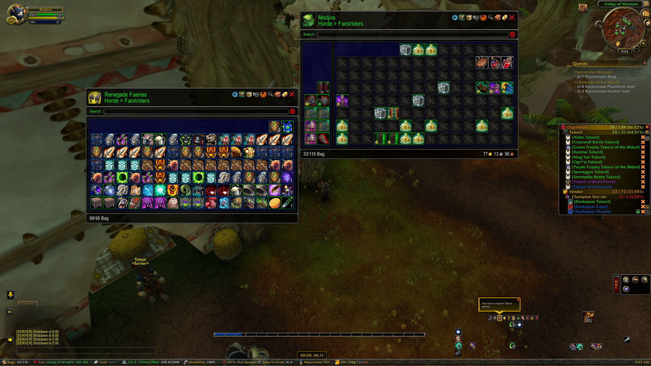 Guild Bank Tabs · Issue #1333 · arkayenro/arkinventory · GitHub