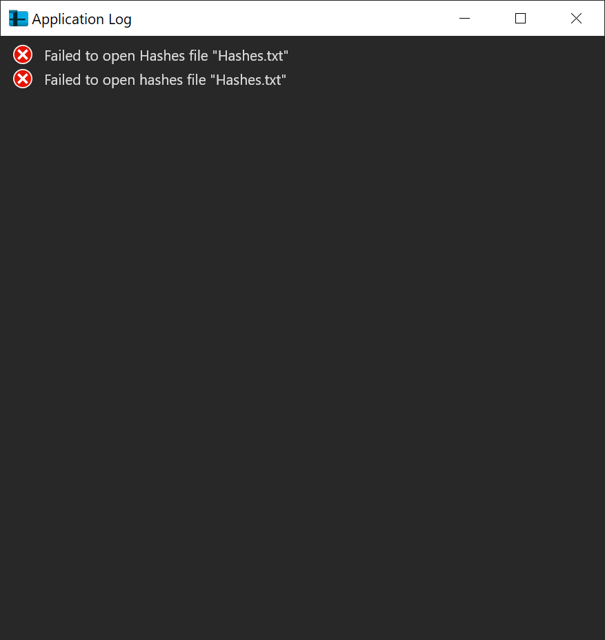 Issues with reopening Hashes file · Issue #25 · ScanMountGoat ...