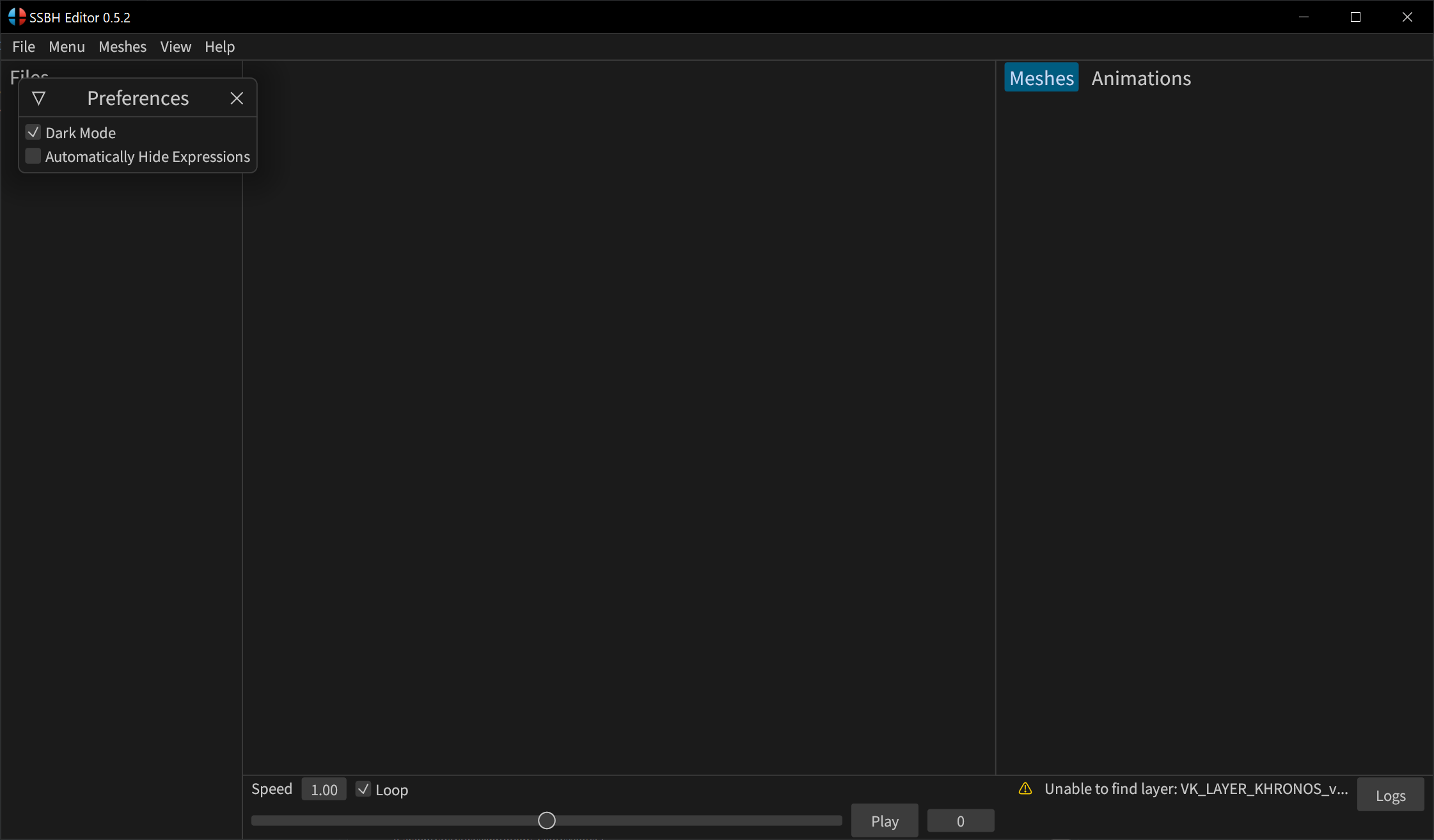 Automatically hide expressions preference · Issue #73 · ScanMountGoat/ssbh_editor · GitHub
