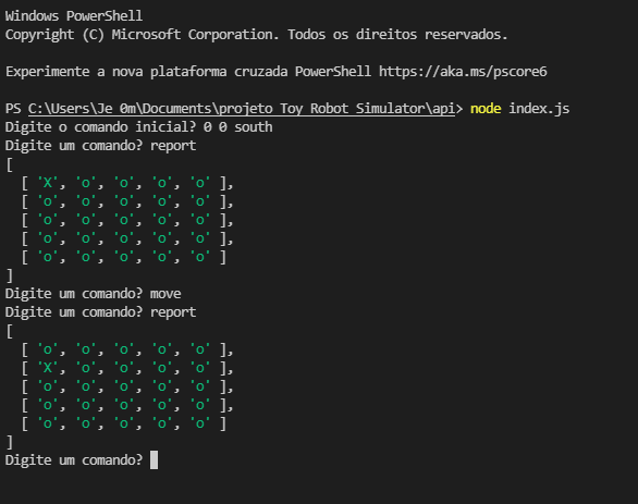 Github Jef Martinstoy Robot Simulator Brincando Com Logica De Programação Em Nodejs