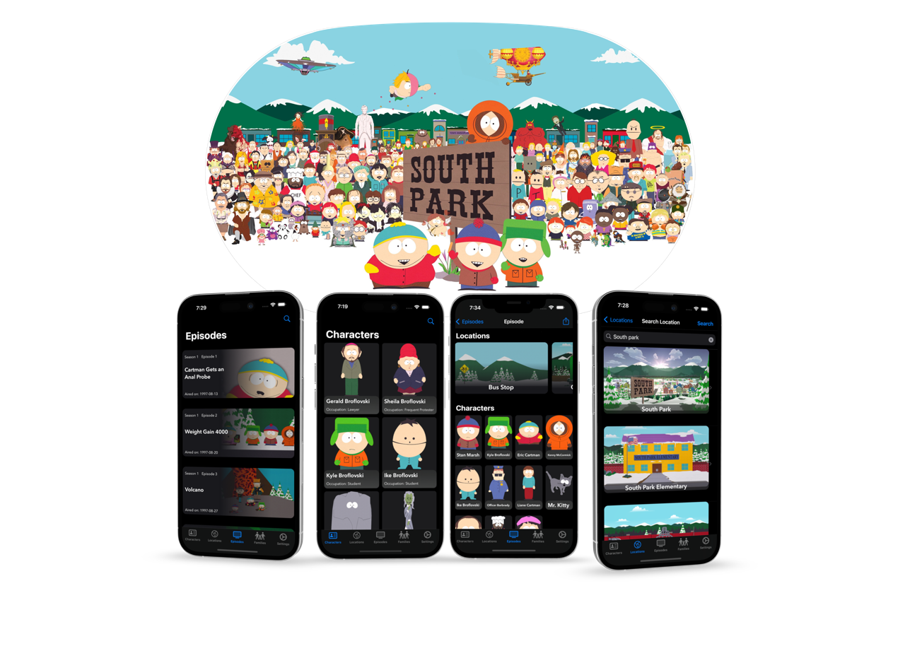 GitHub - Nazarzbs/SouthPark: A Swift App for South Park