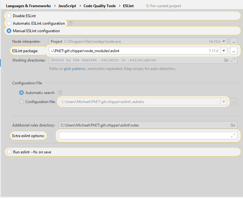 Move the ES6 lint rules into the primary file · Issue #1020 · phetsims ...
