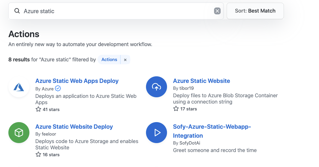 Review branding of all App service actions on Marketplace · Issue #160 · Azure/webapps-deploy ...