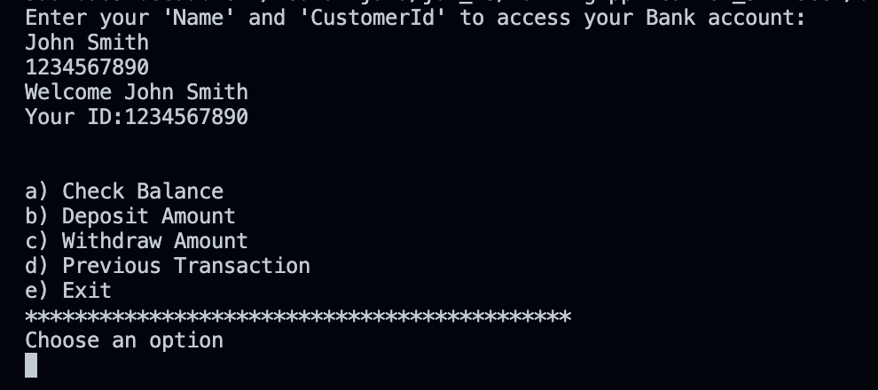 GitHub - JonathanStillman/BankingApplication