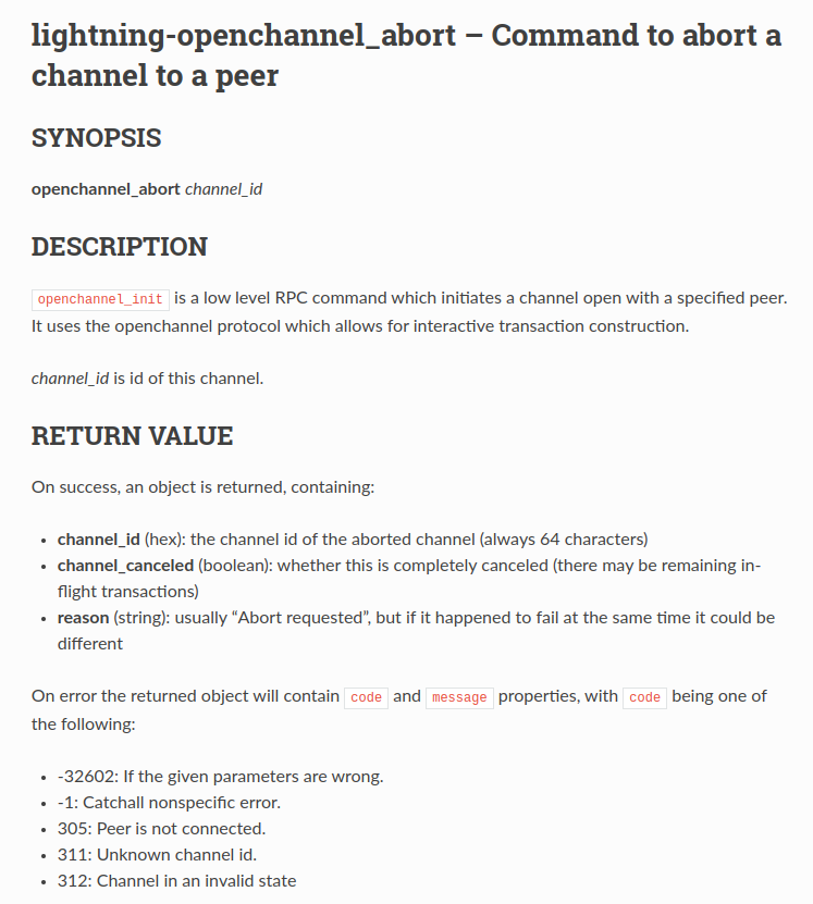 Documentation: lightning-openchannel_abort description is wrong · Issue #6123 · ElementsProject ...