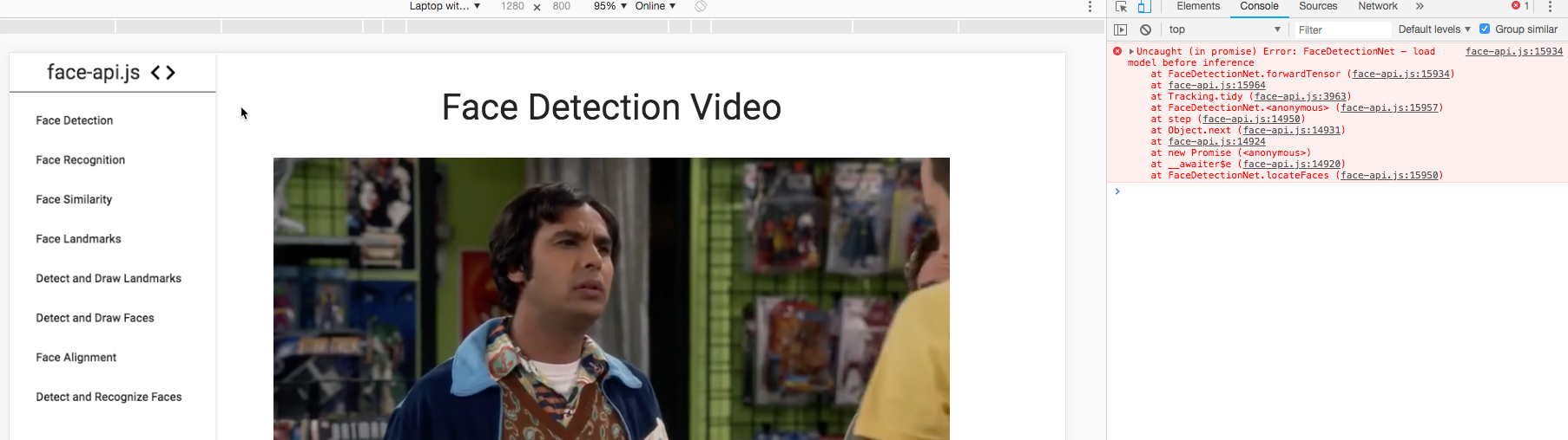 Face Detection Video doesn't work · Issue #21 · justadudewhohacks/face-api.js · GitHub
