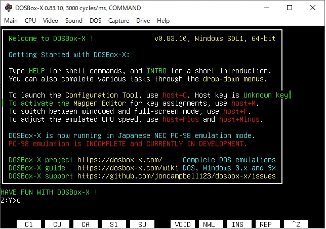 CTRL button not working (PC98mode) · Issue #2265 · joncampbell123/dosbox-x · GitHub