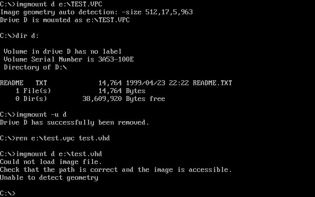 Unable to mount VHD images on dosbox-x · Issue #3987 · joncampbell123/dosbox-x · GitHub