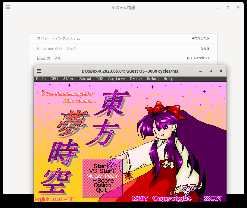 Touhou 3, 4 and 5 seems to have issues with keyboard input. · Issue #4284 · joncampbell123 ...