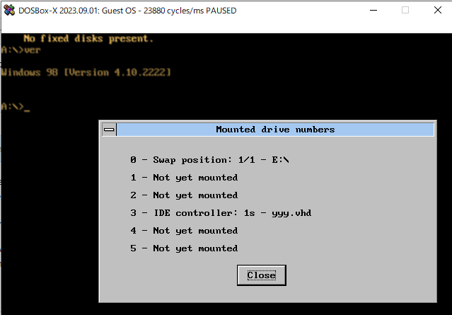 Drive number/letter assignment mismatch in recent code? · Issue #4488 · joncampbell123/dosbox-x ...
