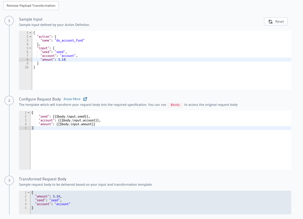 Payload Transformation Error · Issue #8014 · hasura/graphql-engine · GitHub