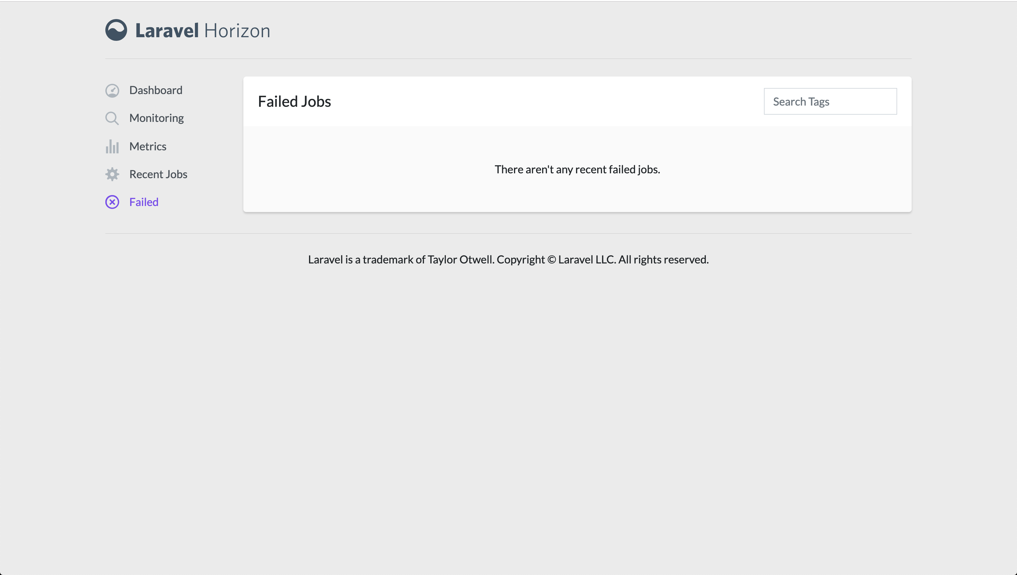 Failed Jobs list is empty, but failed jobs show when searching · Issue #476 · laravel/horizon ...
