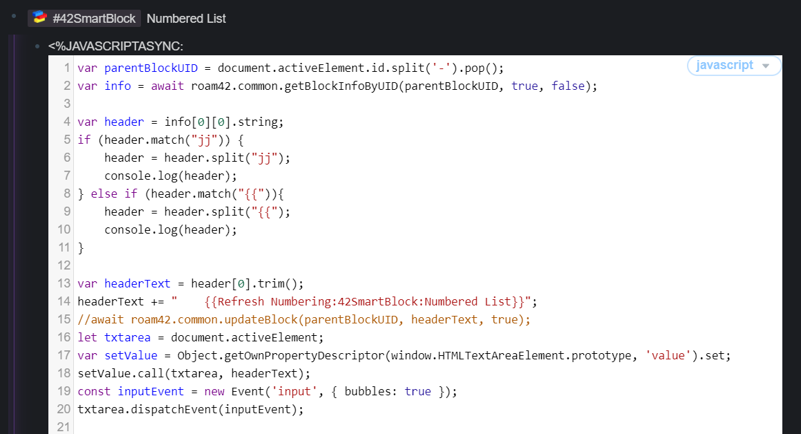 Create Sections as Numbered list · Issue #208 · dvargas92495/SmartBlocks · GitHub