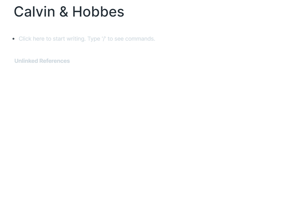 GitHub - mlava/calvin-hobbes