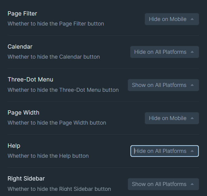 GitHub - mlava/hide-topbar-buttons