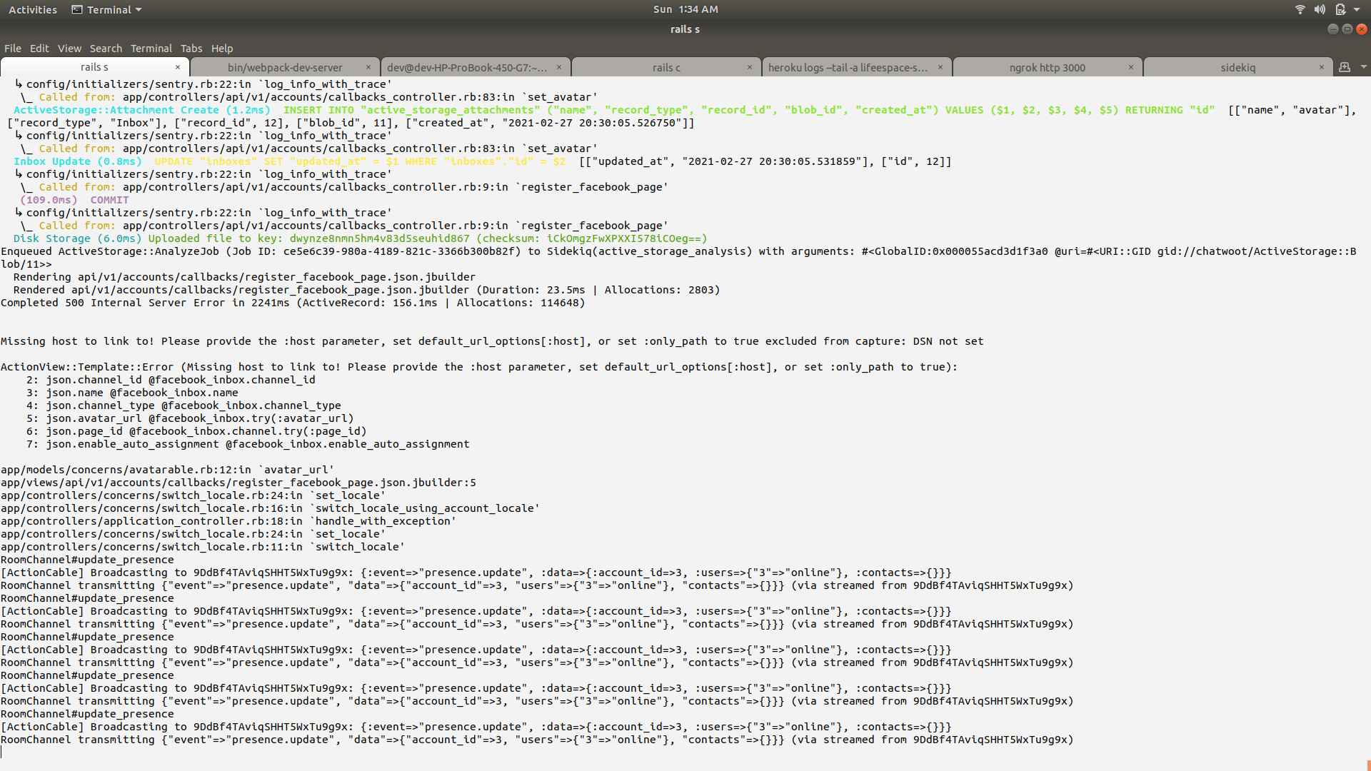 Inbox is not creating for fb channel · Issue #1840 · chatwoot/chatwoot · GitHub
