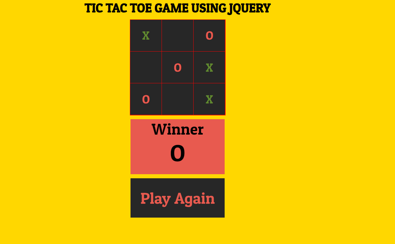 GitHub - BhavikRansubhe/Tic-Tac-Toe-JQuery