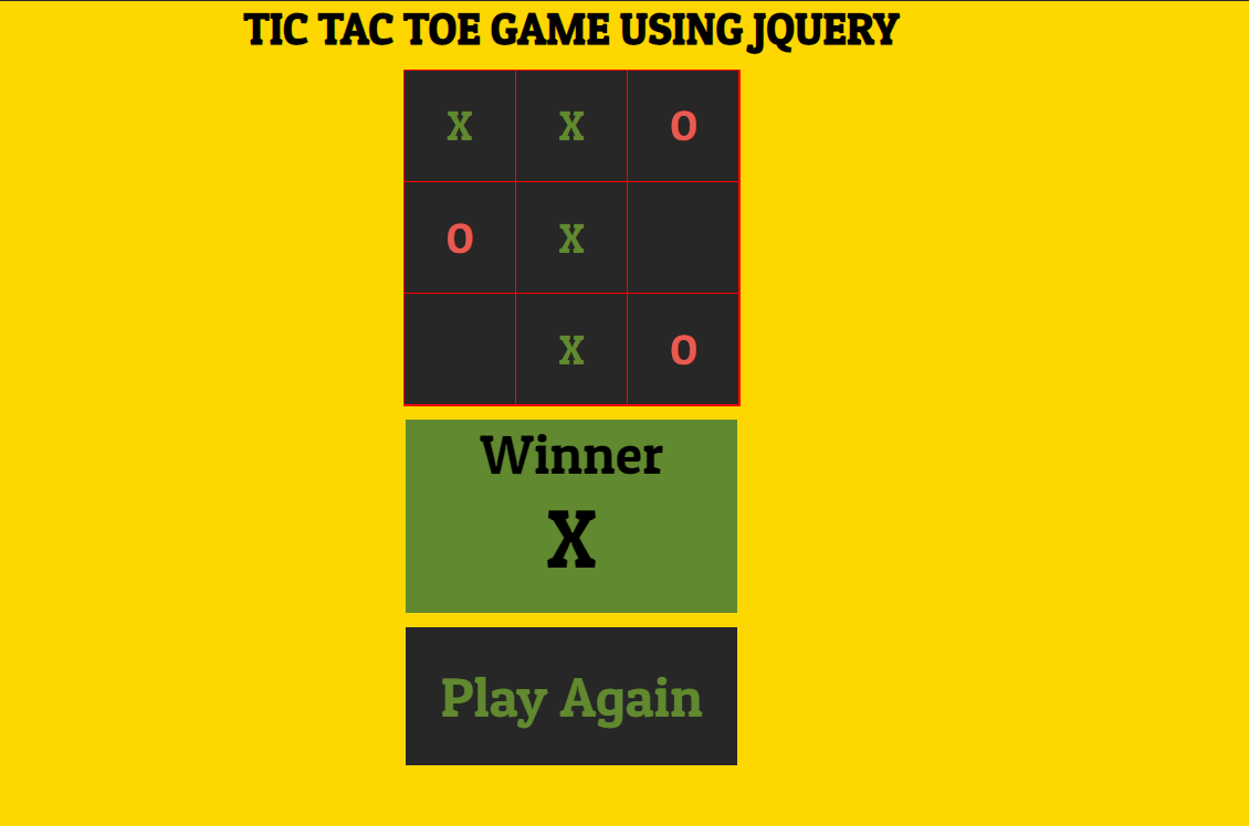GitHub - BhavikRansubhe/Tic-Tac-Toe-JQuery