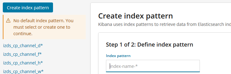 Import can make Kibana forget it's default index pattern · Issue #34138 · elastic/kibana · GitHub