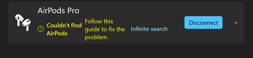 Infinite search · Issue #234 · steam3d/MagicPods-Windows · GitHub