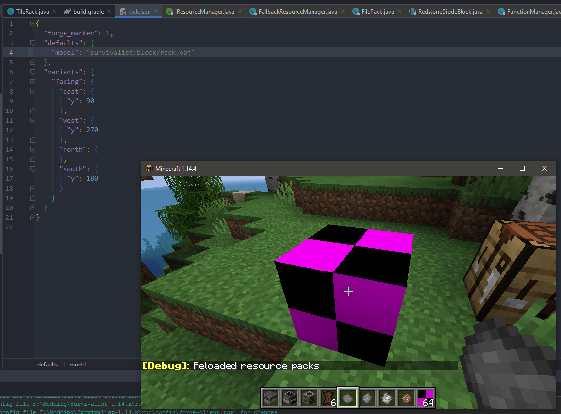OBJ BlockState Models · Issue #6109 · MinecraftForge/MinecraftForge · GitHub
