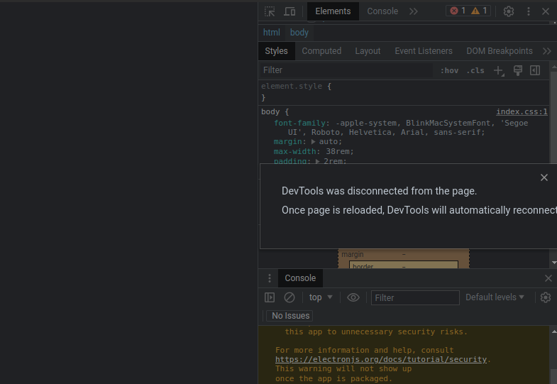 Crash Of Application Due To `nodeintegration` Statement · Issue 52 · Fireship Io223 Electron