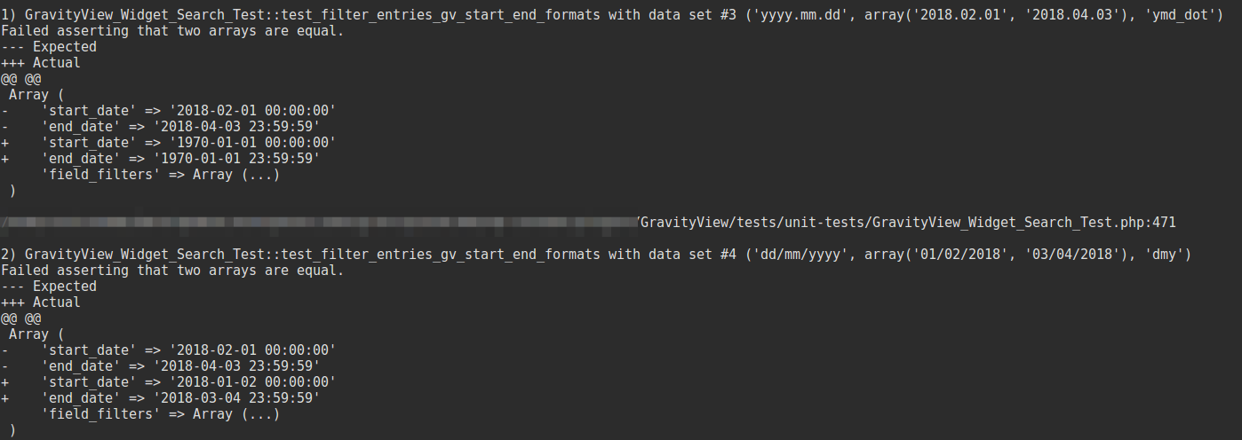 Filtering by Entry Date with modified DatePicker date format doesn't ...
