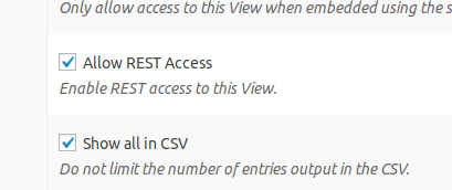Unlock the "Allow CSV Access" option to list all entries · Issue #1306 ...