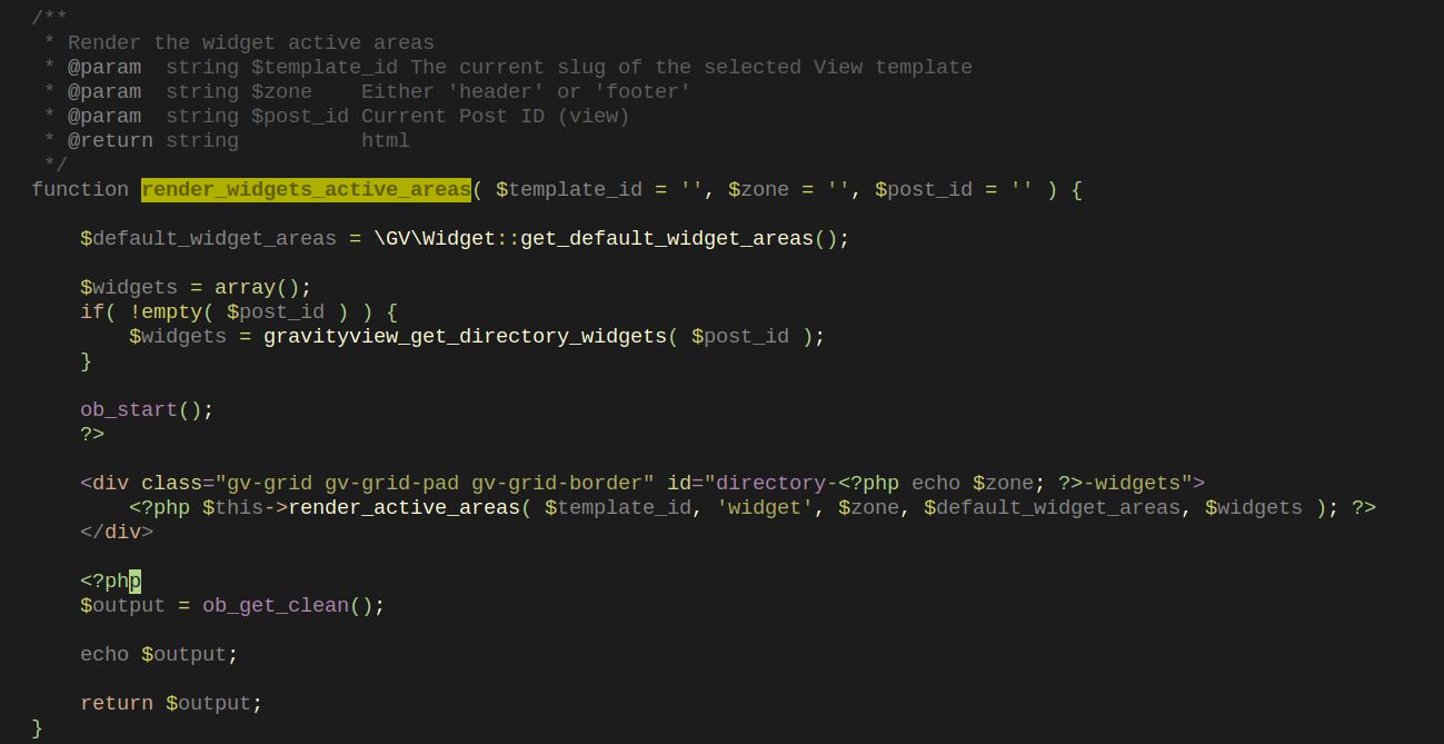 Update default widgets when creating a new View · Issue #1358 · GravityKit/GravityView · GitHub