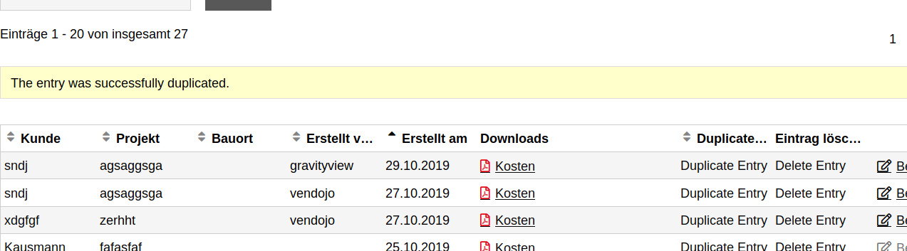 Add ability to duplicate entries · Issue #930 · GravityKit/GravityView · GitHub