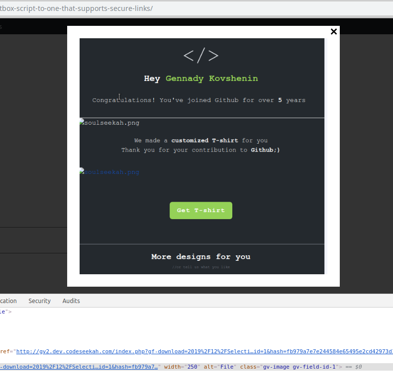 Switch lightbox script to one that supports secure links · Issue #1386 · GravityKit/GravityView ...