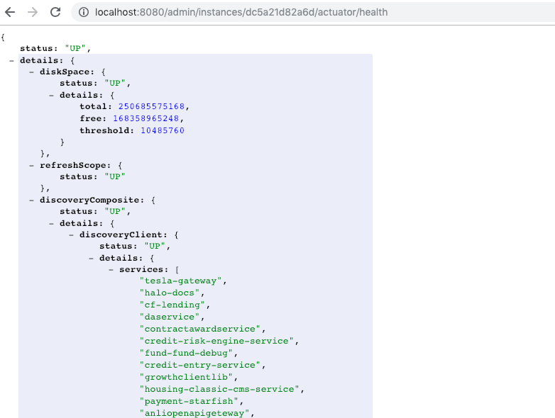 Endpoint request paths like“instances/b1ccf01ebbb8/actuator/logFileType?logType=info” are not ...
