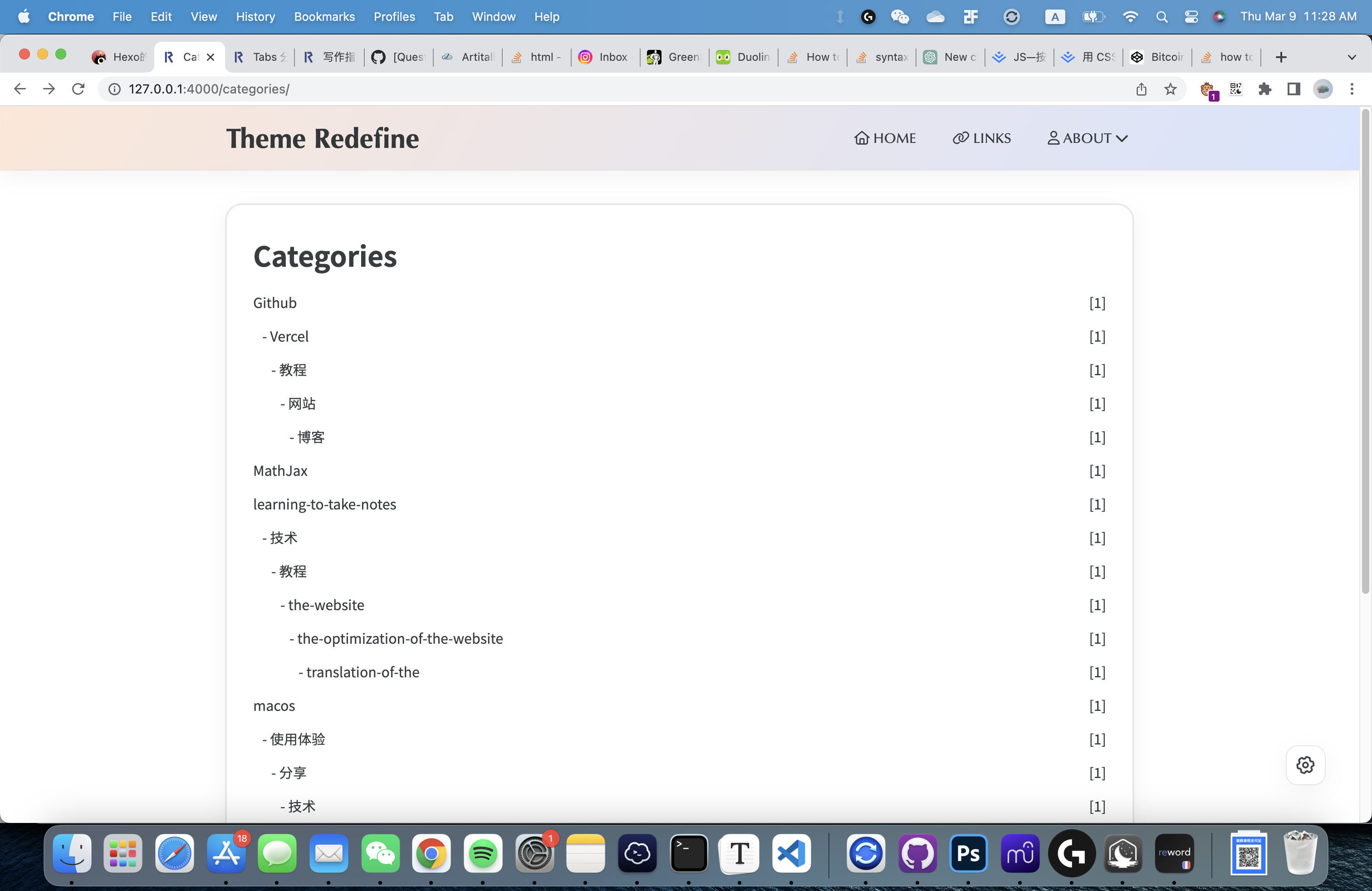 [BUG] 分类页文章数量显示错误 · Issue #79 · EvanNotFound/hexo-theme-redefine · GitHub