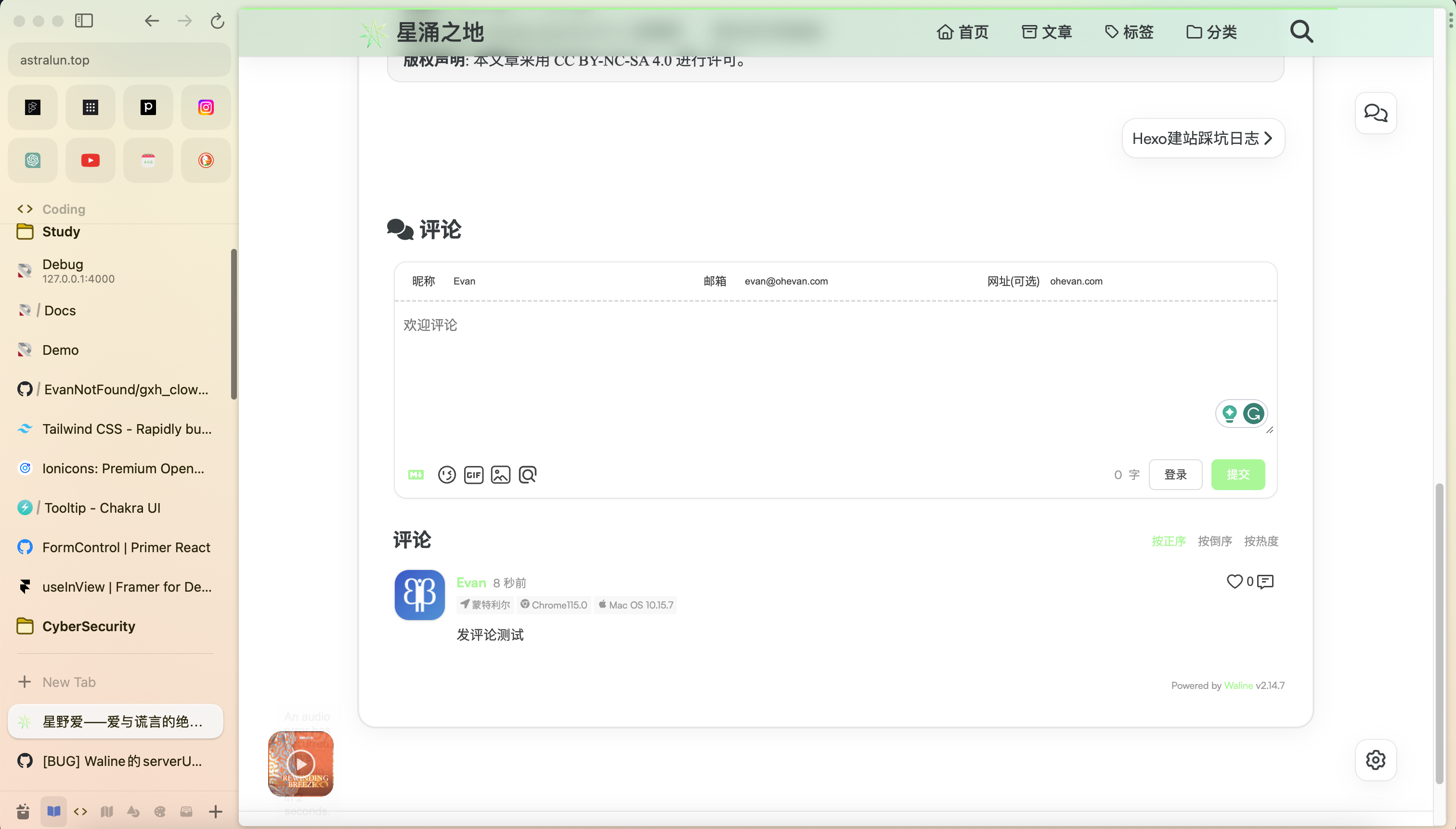 [BUG] Waline的serverURL没有被成功应用 · Issue #193 · EvanNotFound/hexo-theme-redefine · GitHub