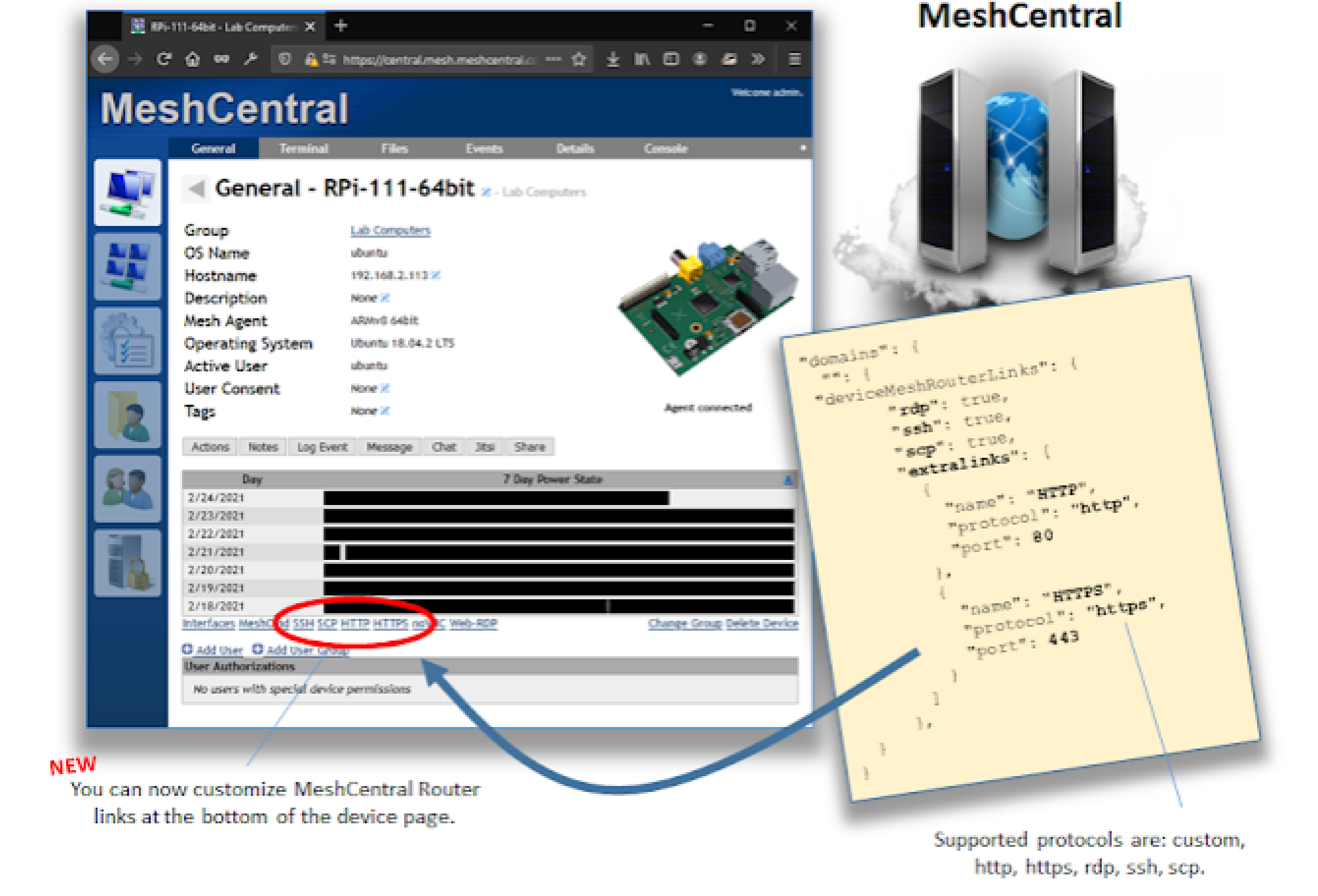 add MeshCentral Router Link for Remote Desktop · Issue #2654 · Ylianst/MeshCentral · GitHub