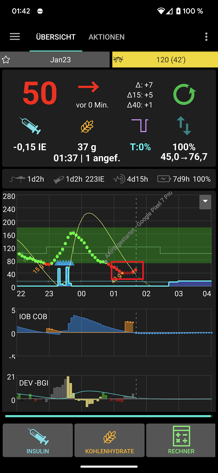 No BG values are displayed when Dexcom app shows "low" · Issue #2586 · nightscout/AndroidAPS ...