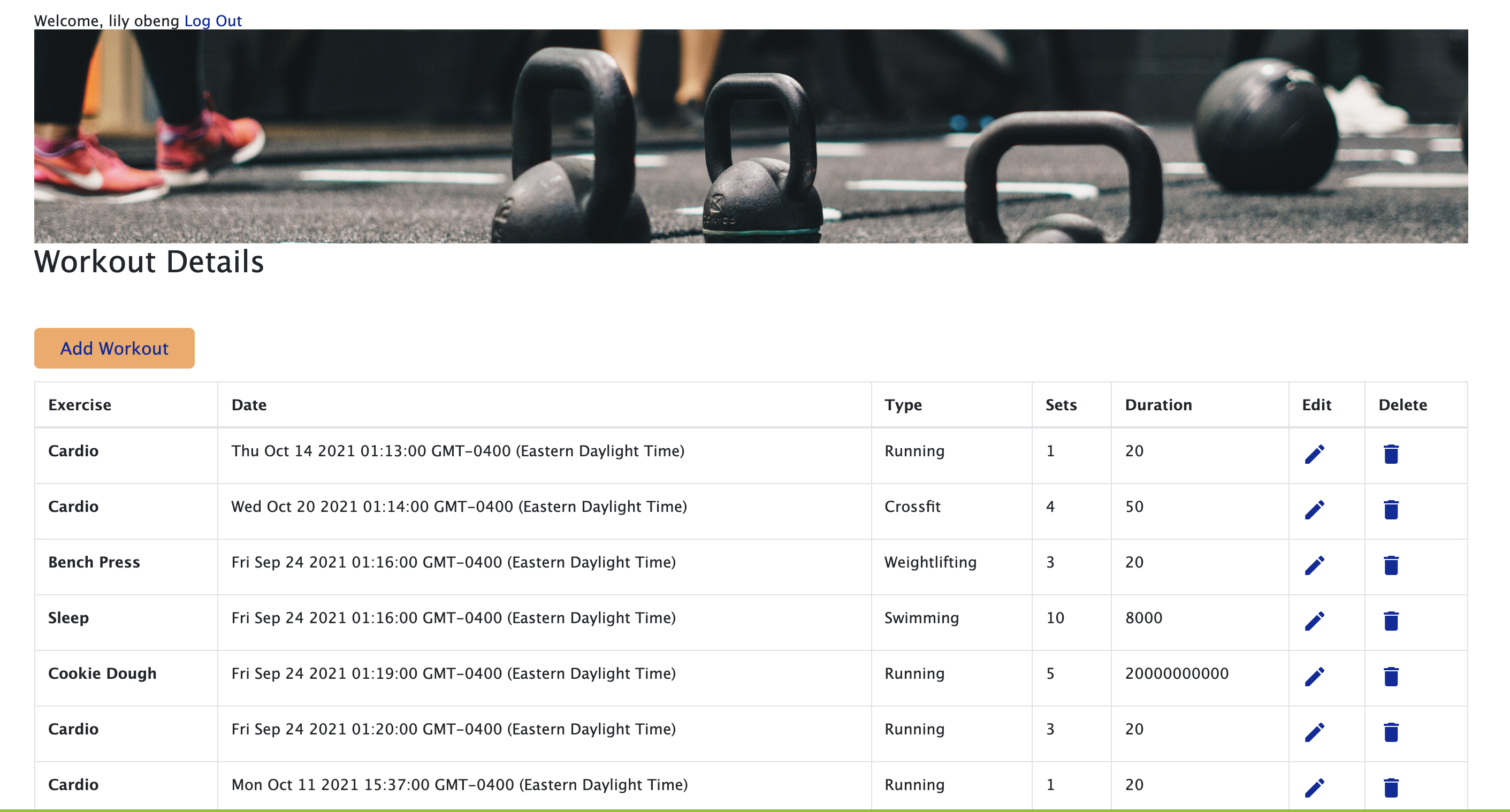 GitHub - lilyobeng/workout-tracker