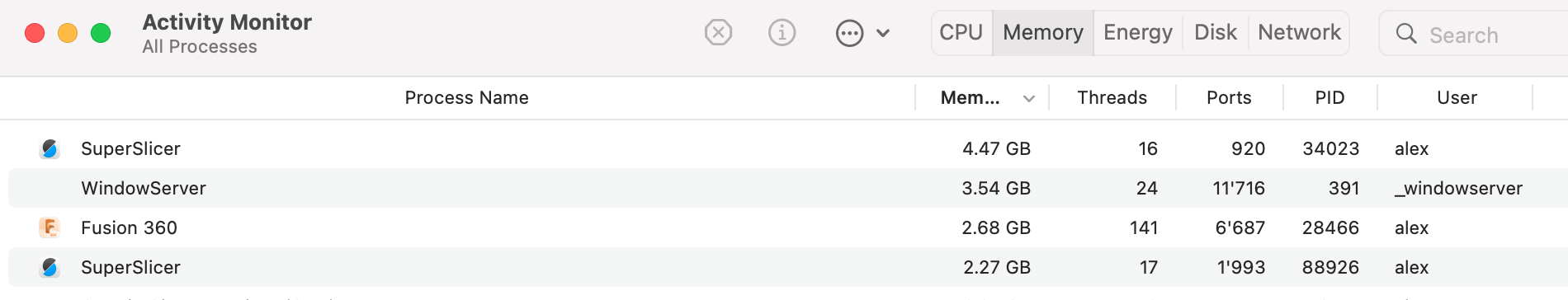 Heavy memory usage · Issue #2774 · supermerill/SuperSlicer · GitHub