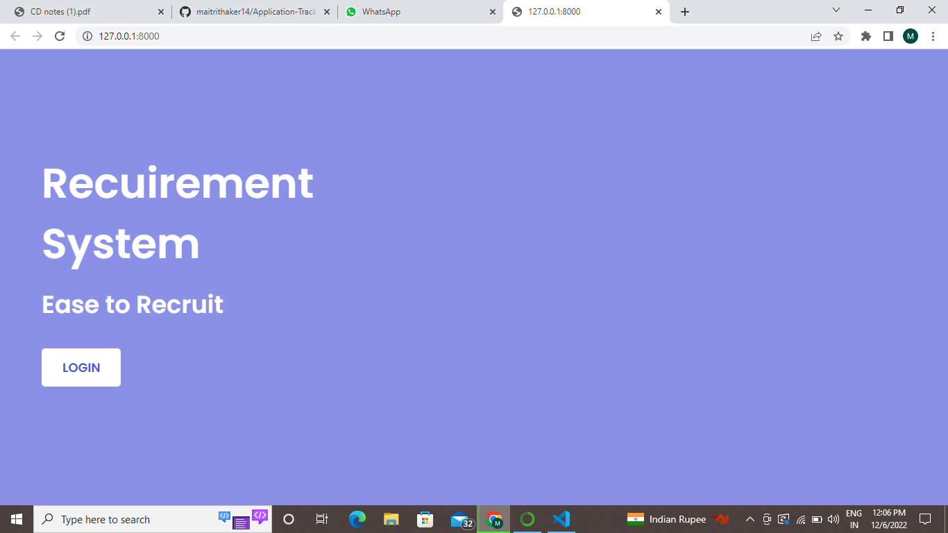 GitHub - aastha2801/Recruitment-System